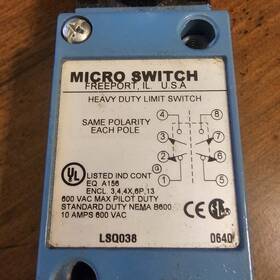 HONEYWELL MICRO SWITCH LSQ038 Limit